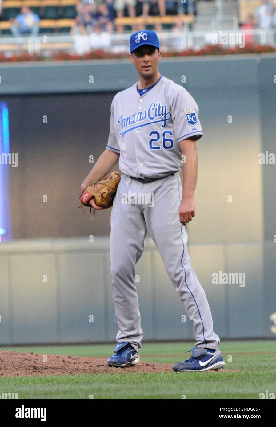 Kansas City Royals pitcher Jeff Francis during a baseball game Saturday ...