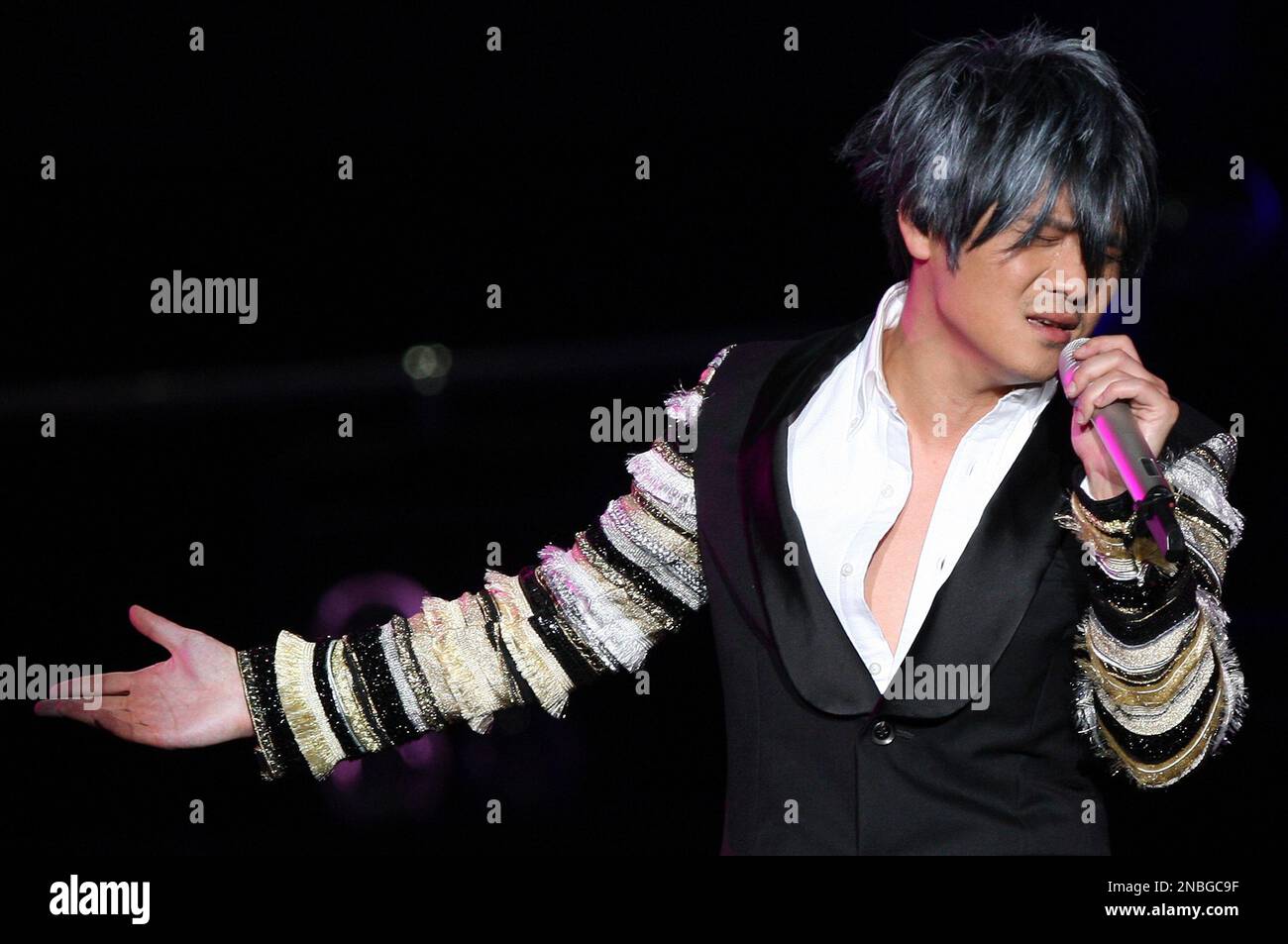 In this photo taken on Saturday, July 16, 2011, Malaysian singer Gary ...