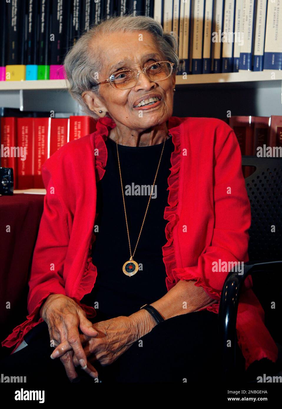 In this July 14, 2011 photo, Civil rights activist Esther Cooper ...