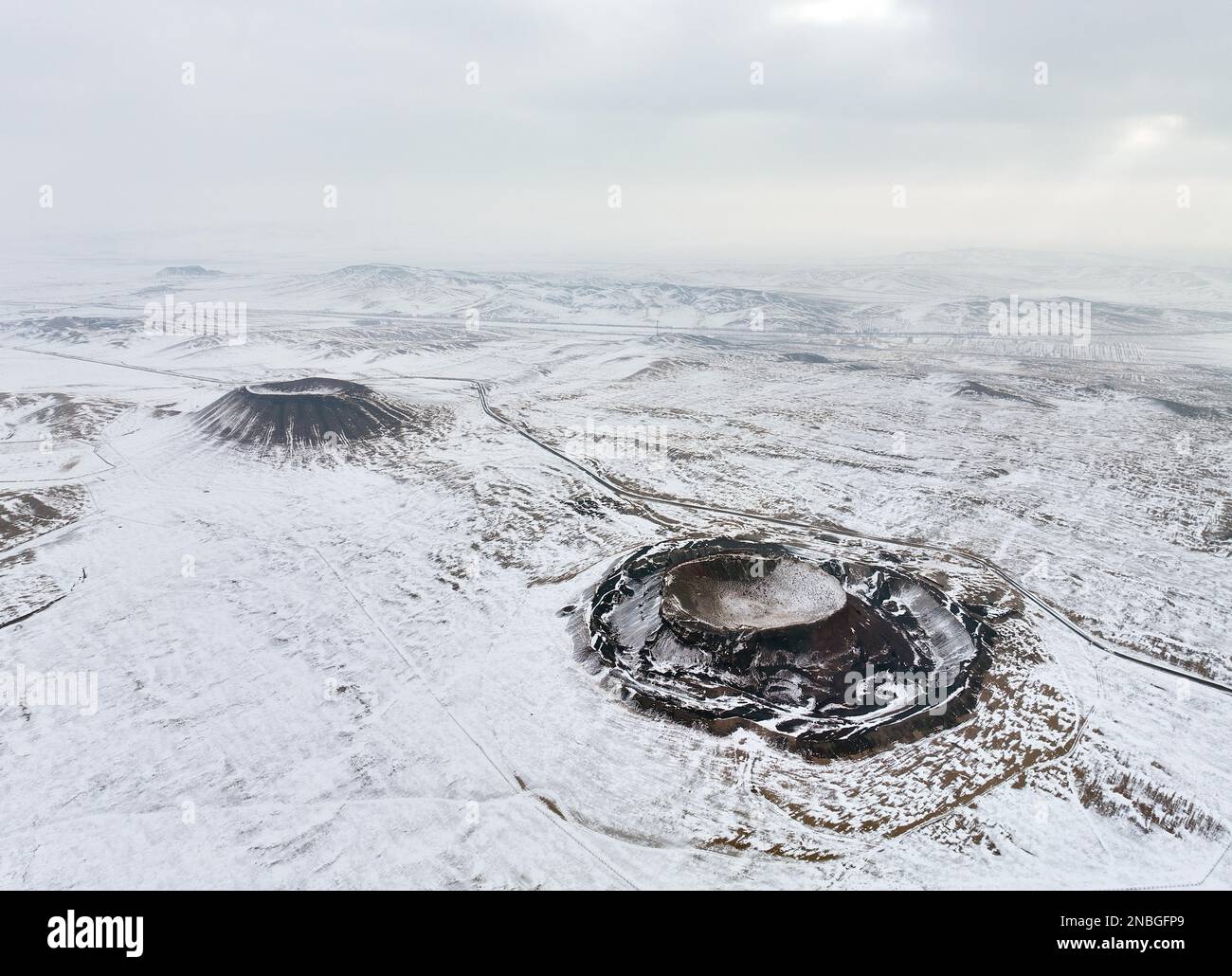 **CHINESE MAINLAND, HONG KONG, MACAU AND TAIWAN OUT** Aerial photo ...