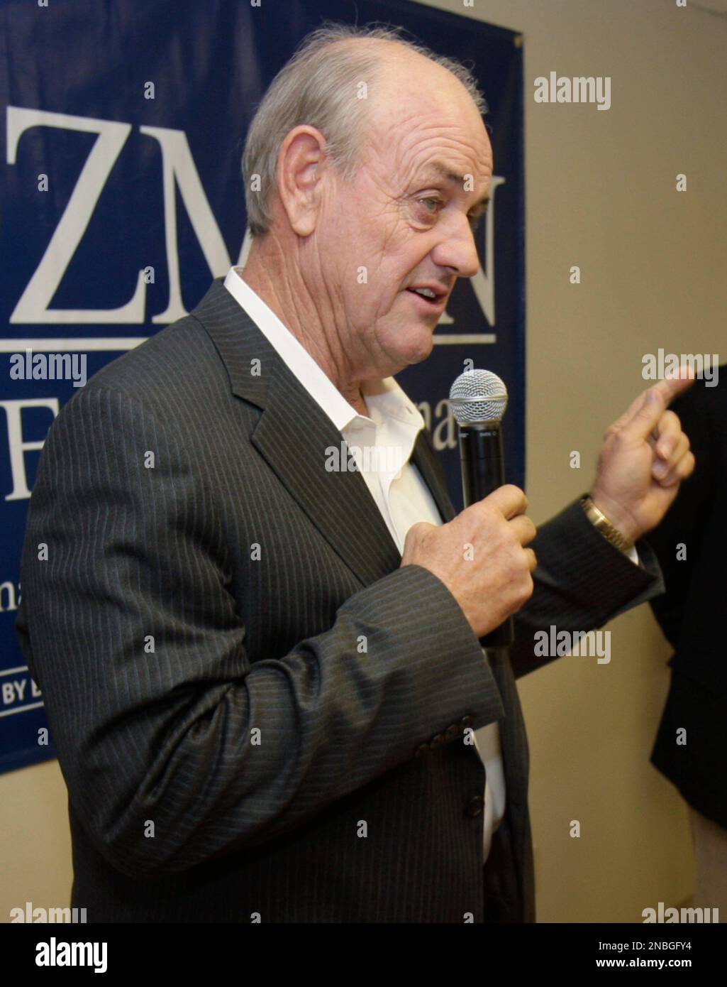 In this Nov. 1, 2010 photo, farmer and businessmen Stanley Reed speaks ...