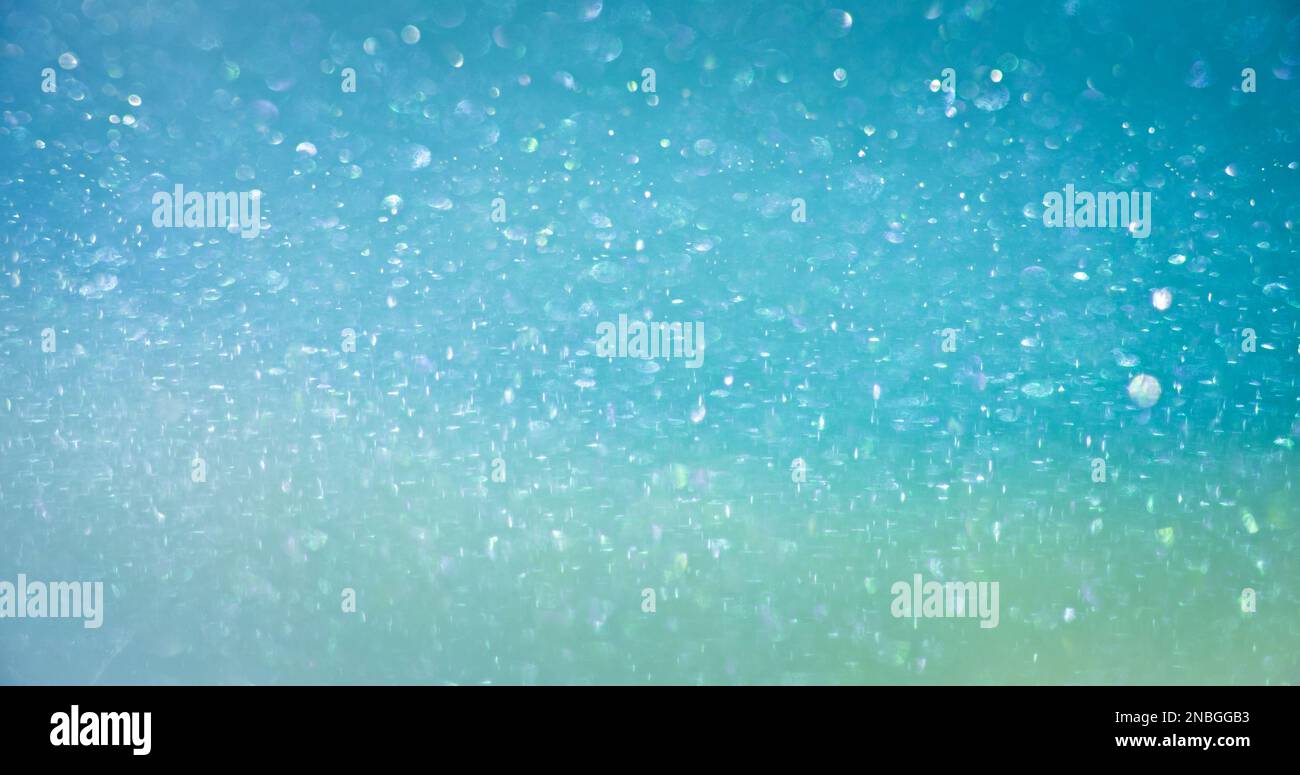 bokeh light overlay blur circles texture blue glow Stock Photo - Alamy