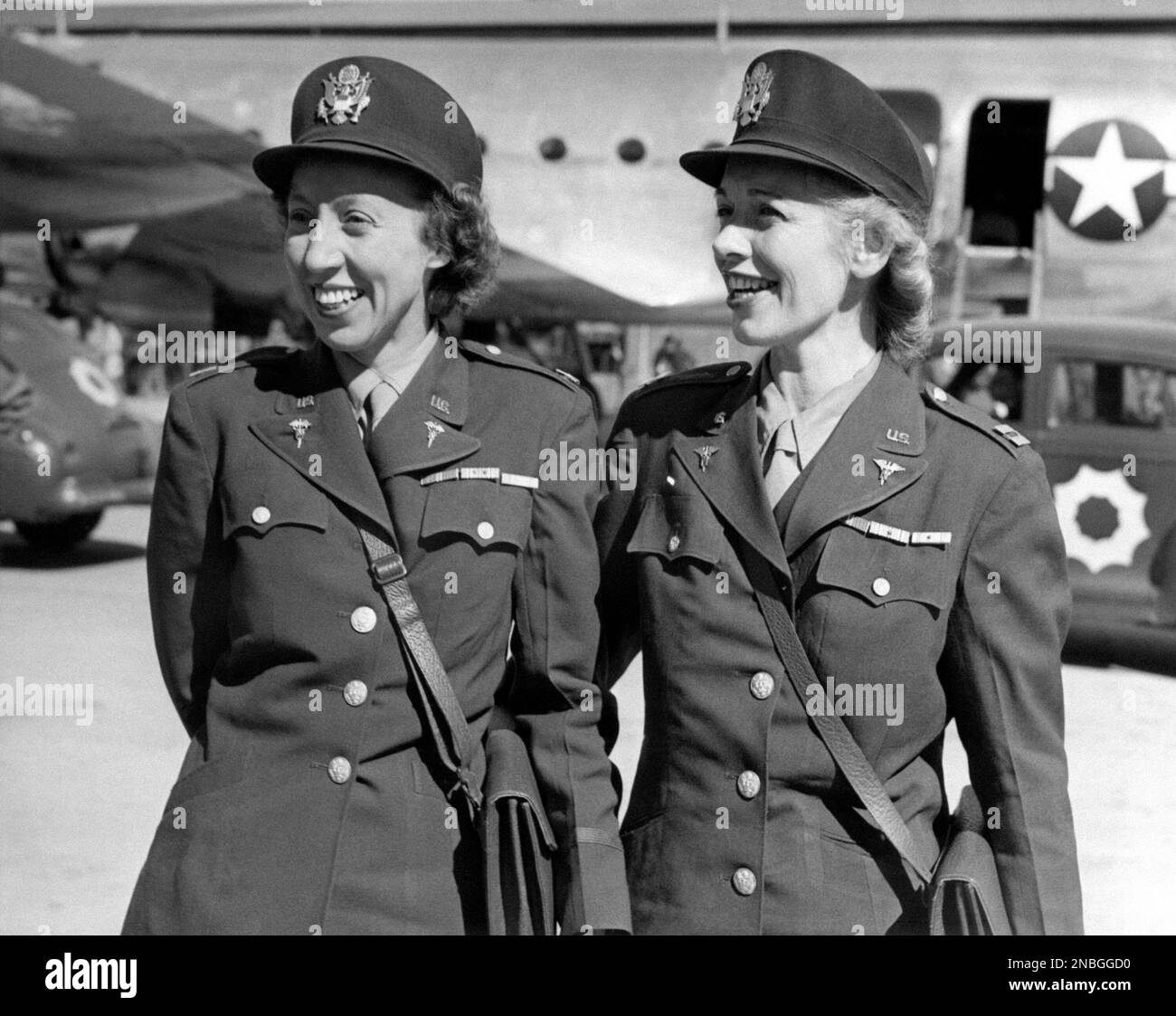 Capt. Edith E. Shacklette (left) of St. Petersburgh, Fla., and Capt ...