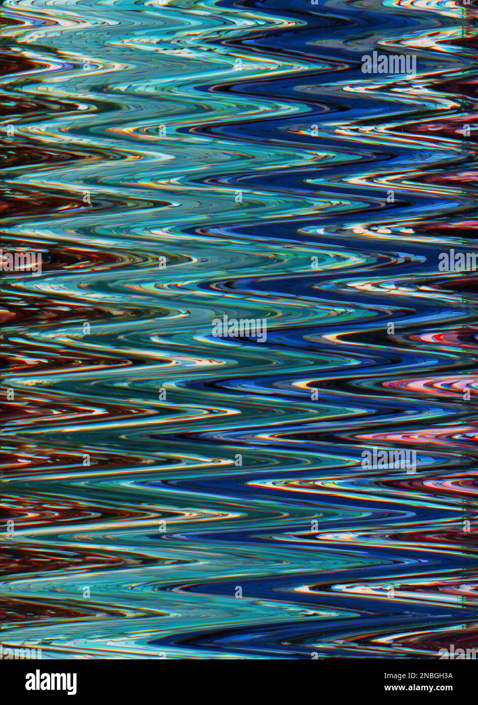 distorted display system breakdown glitch pattern Stock Photo - Alamy