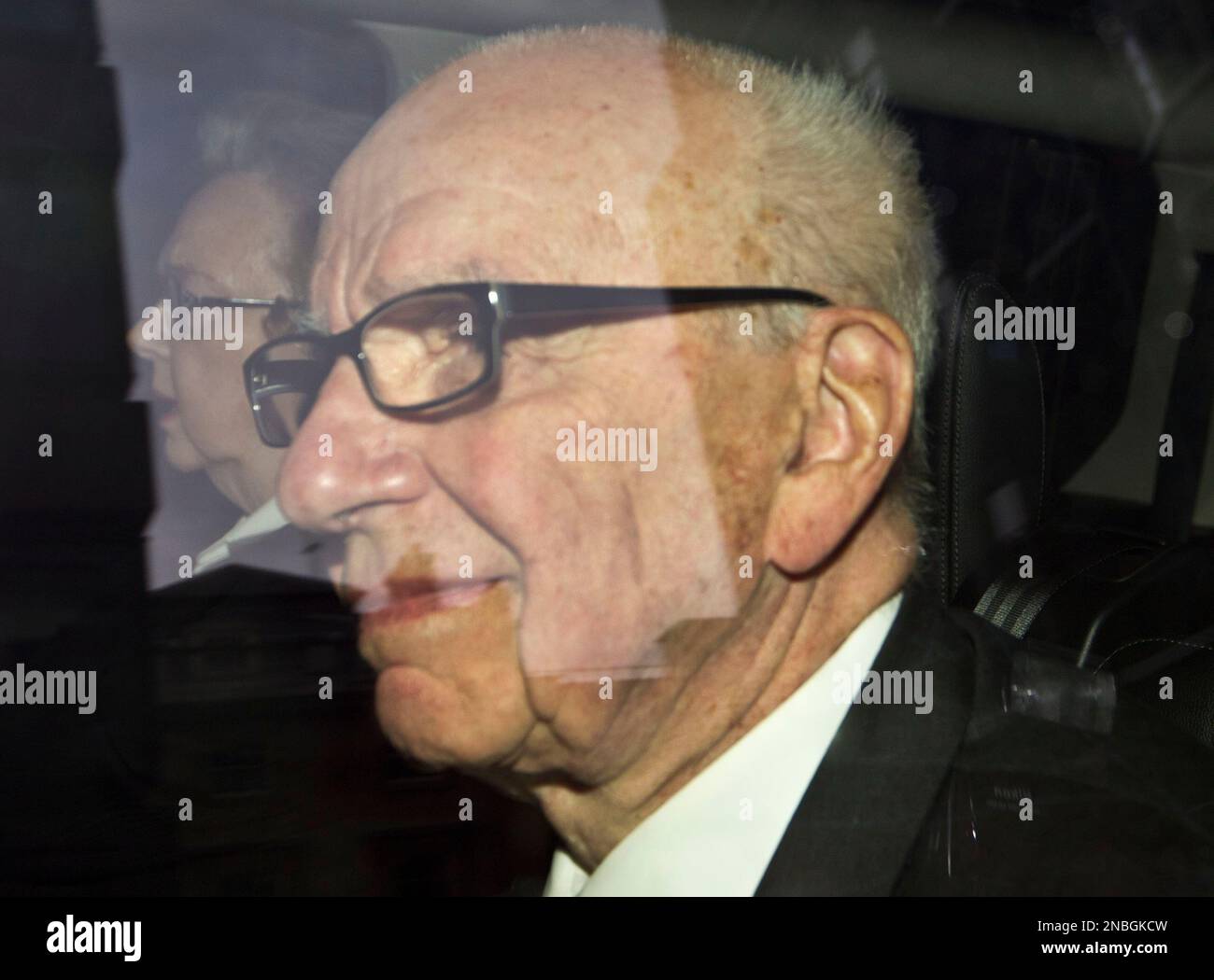 News Corporation chairman Rupert Murdoch arrives at his residence in ...