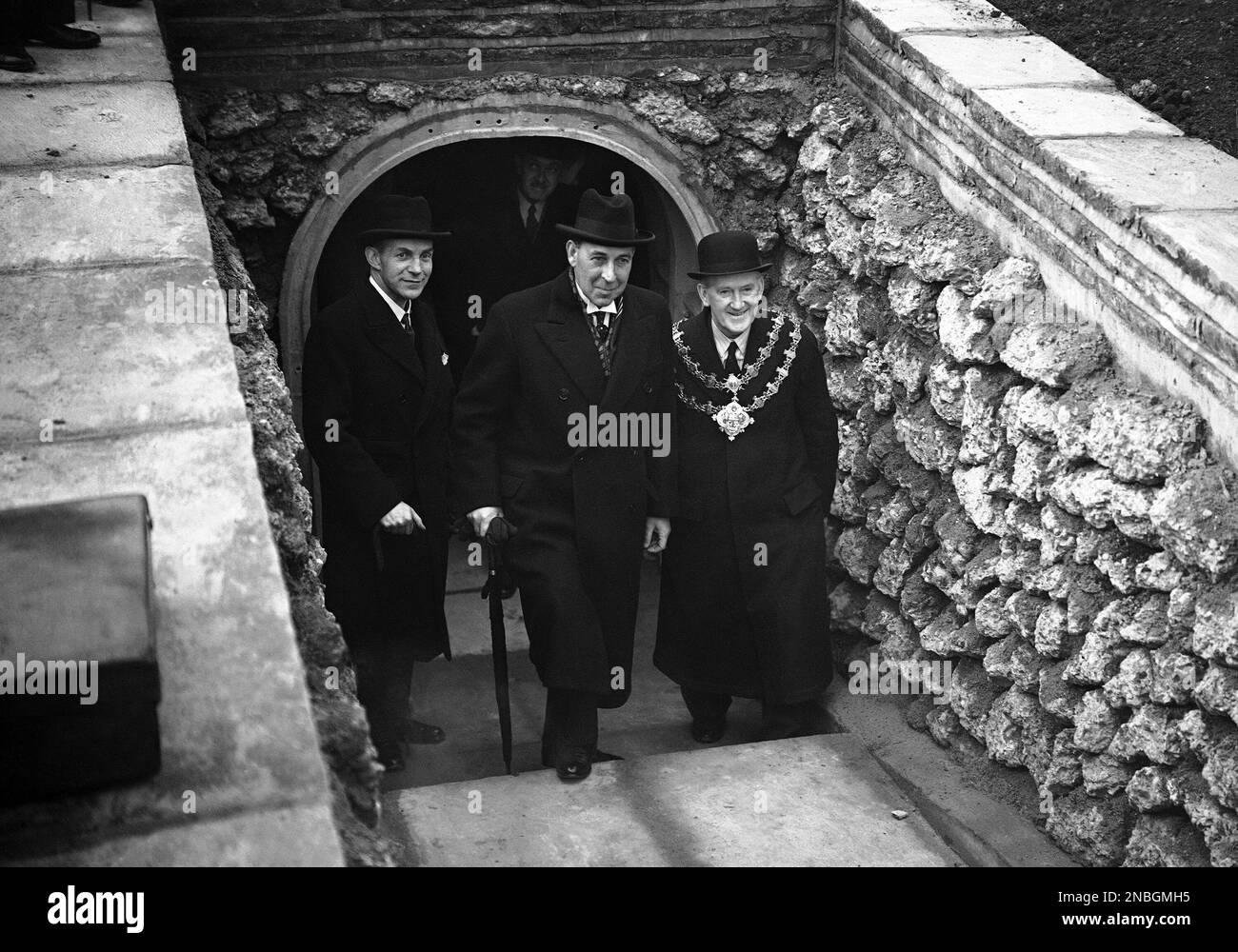Sir John Anderson, the Lord Privy Seal, formally handed over to the ...