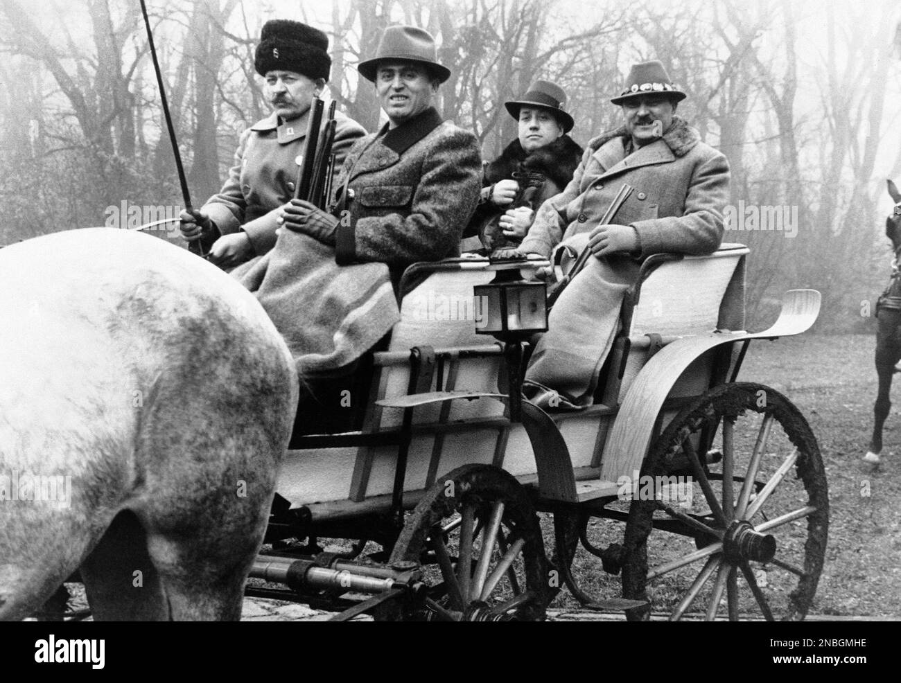 Italian Foreign Minister Count Ciano, second right, and Yugoslavian ...