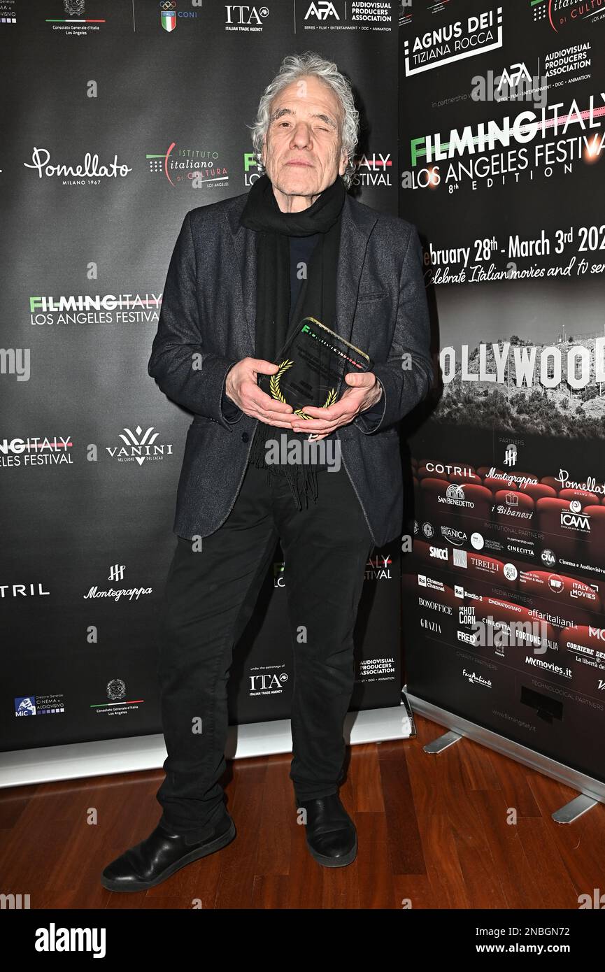 Rome, Italy 13rd February 2023, Abel Ferrara Abel Ferrara attends ...