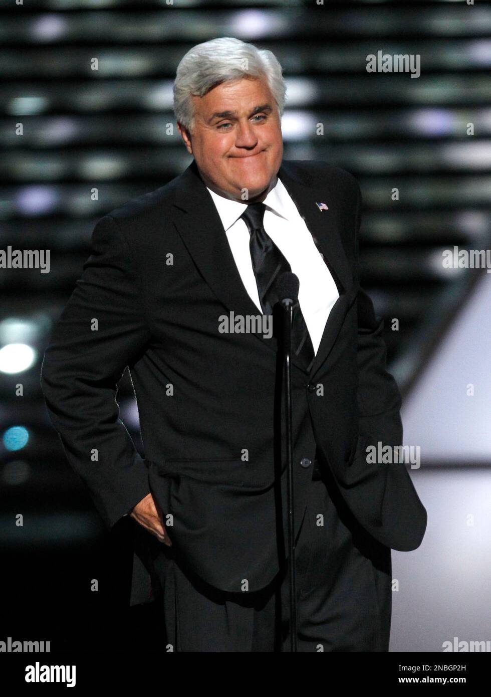 Jay Leno presents the Jimmy V Award for Perseverance at the ESPY Awards ...