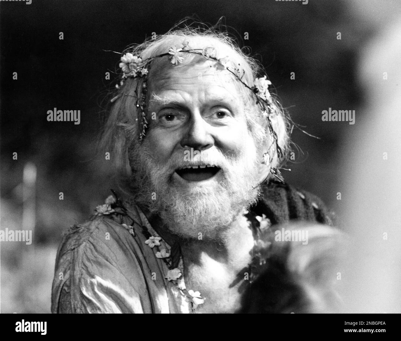 LAURENCE OLIVIER in the title role in the British TV Movie KING LEAR 1983 director MICHAEL ...
