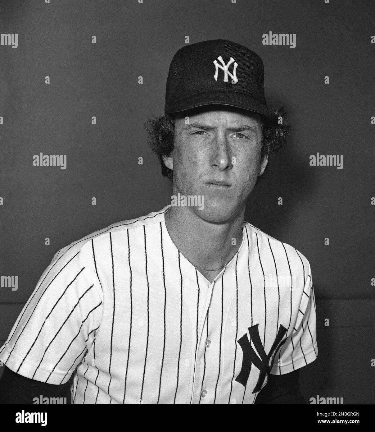 Mike Griffin, pitcher of New York Yankees in 1979. (AP Photo/Ray Howard ...