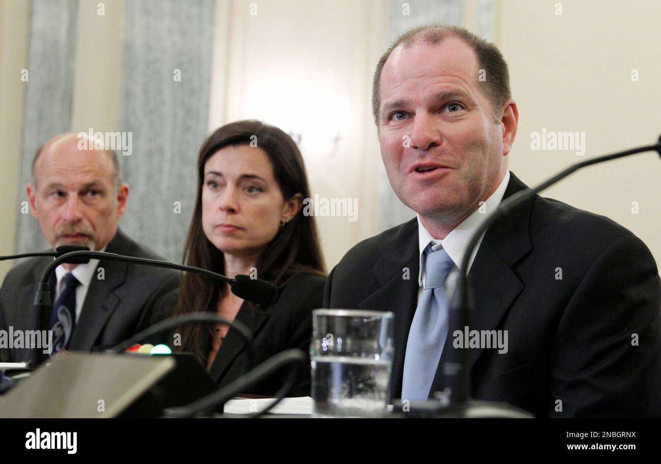 From left; Vermont Assistant Attorney General Elliot Burg, Susan Eppley ...