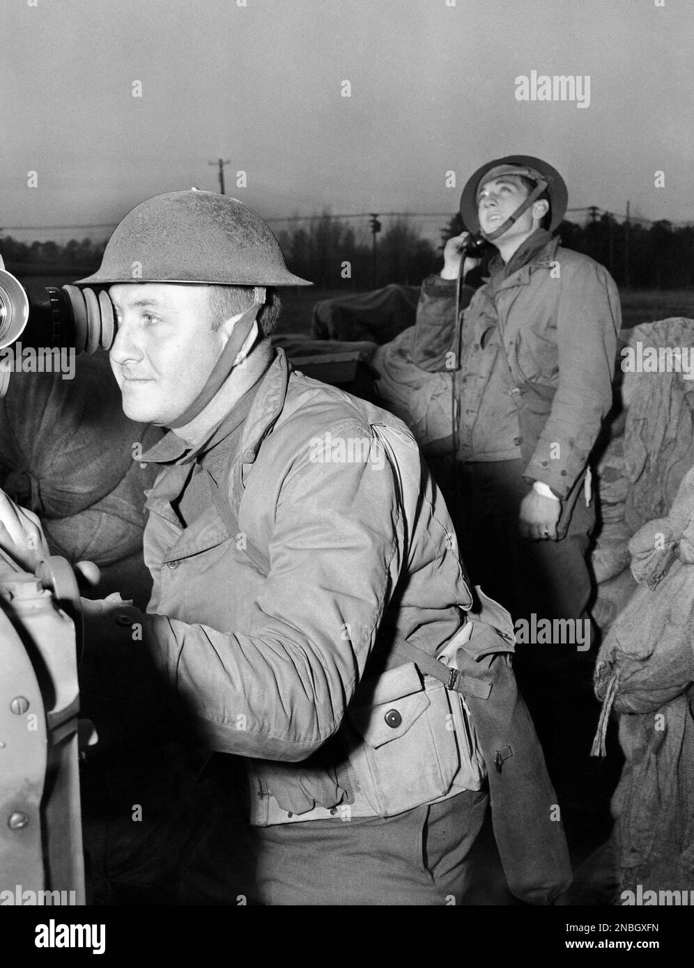The anti-aircraft system along the Virginia Coast is connected by ...