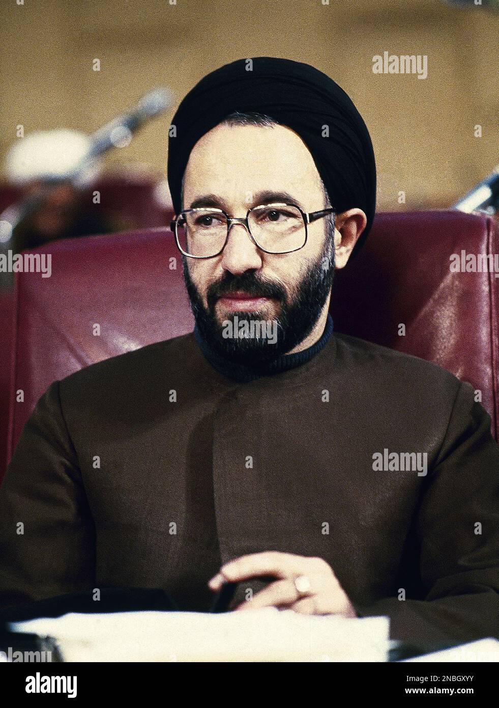 Seyed Mohammad Khatami shown, Nov. 1982. He is the Majlis deputy from ...
