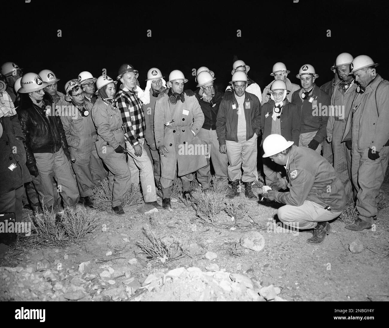 This group of civil defense volunteers withstood the shock of the ...