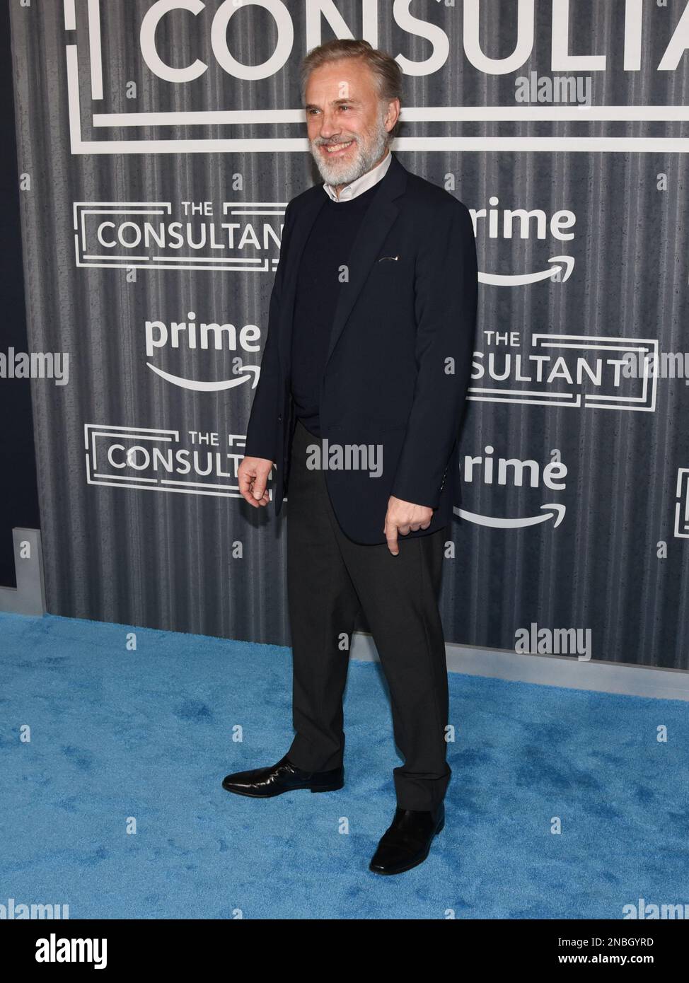 13 February 2023 - Los Angeles, California - Christoph Waltz. Prime Video's The Consultant ...