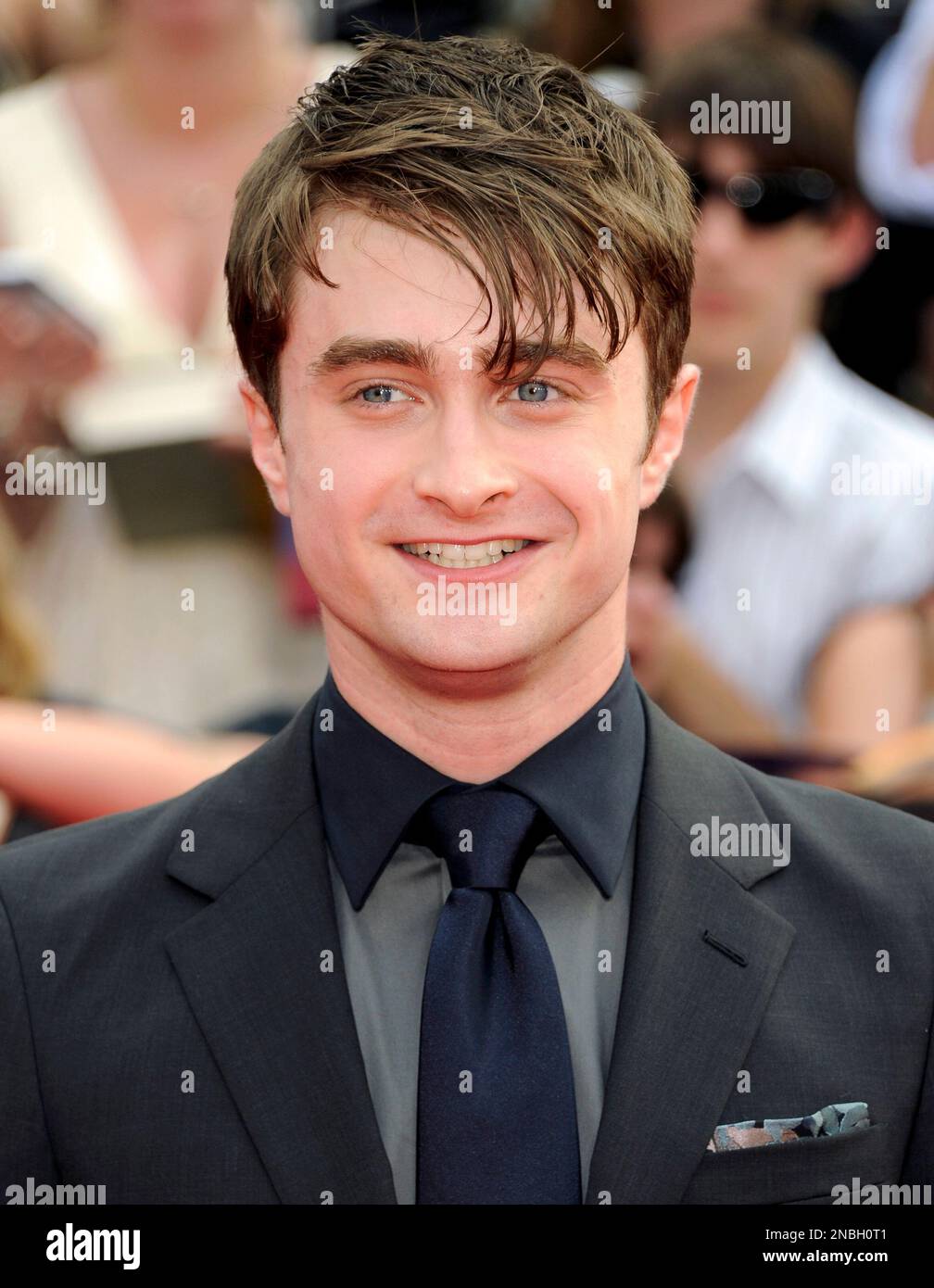 Actor Daniel Radcliffe attends the premiere of 'Harry Potter and the ...