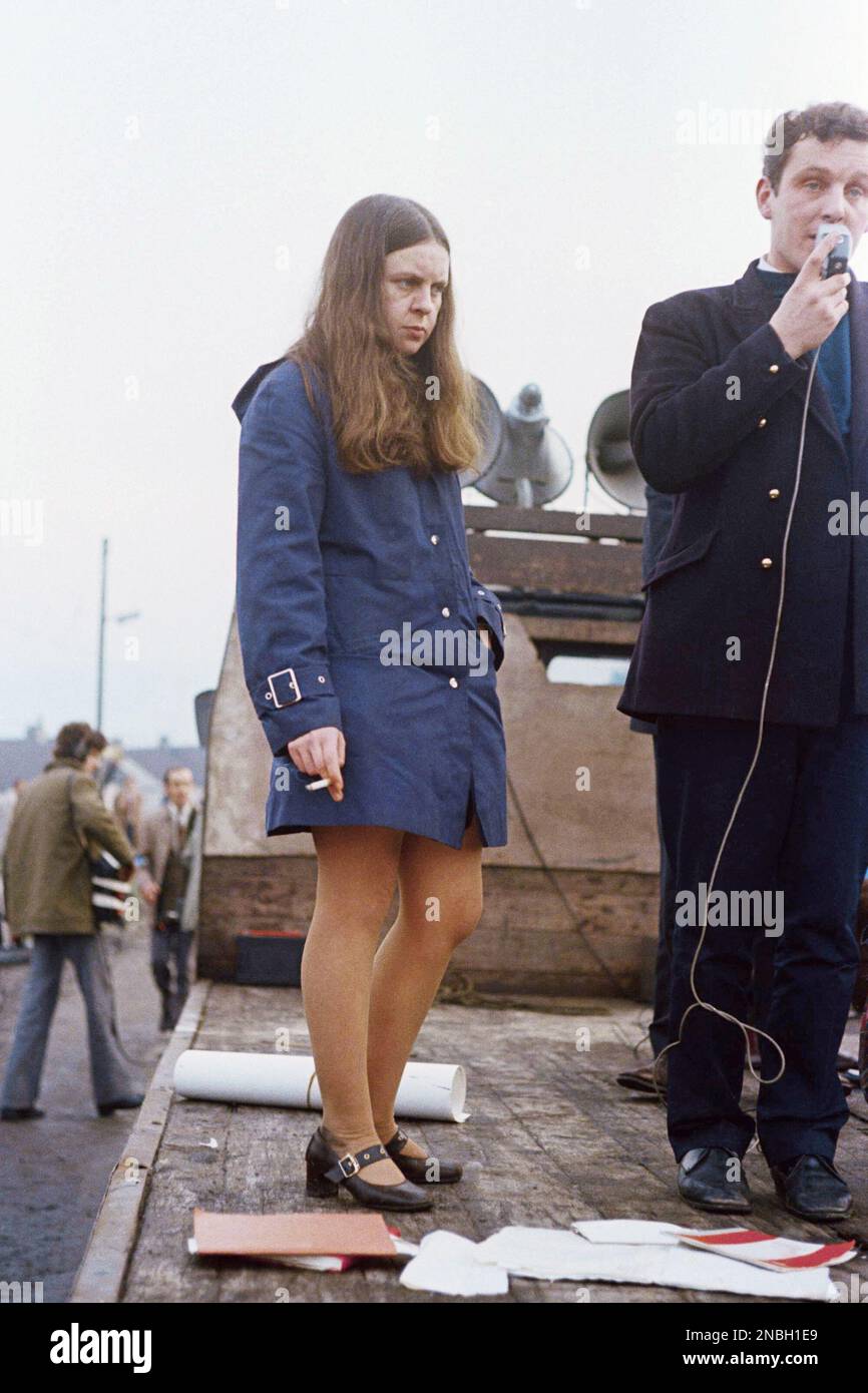 Bernadette Devlin, Independent member of Parliament for Mid-Ulster, is ...