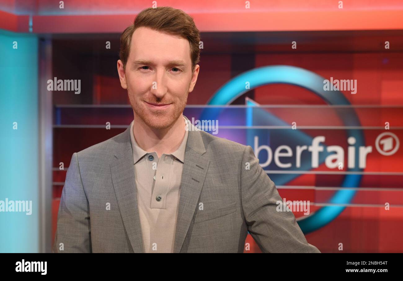 Cologne, Germany. 13th Feb, 2023. The presenter Louis Klamroth poses in ...