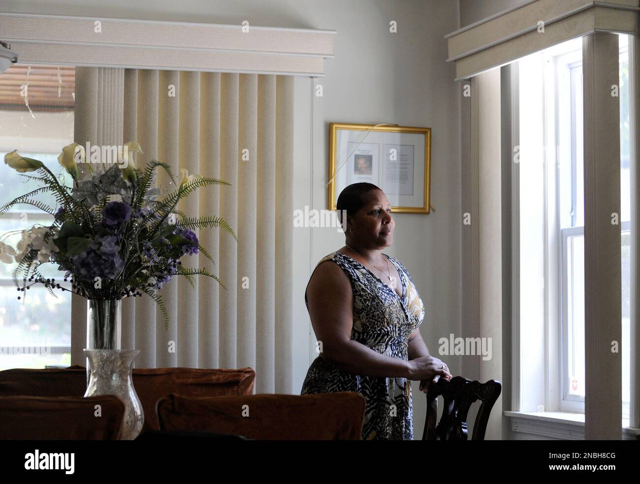 In this Thursday, June 30, 2011 picture, Deborah Goldring stands inside ...