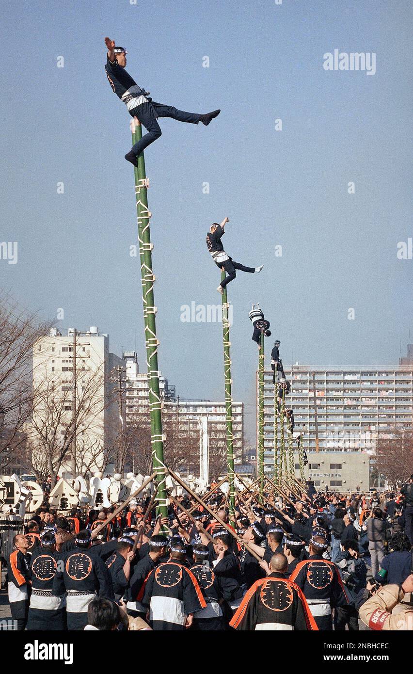 Members of various groups for the preservation of ancient firefighting ...