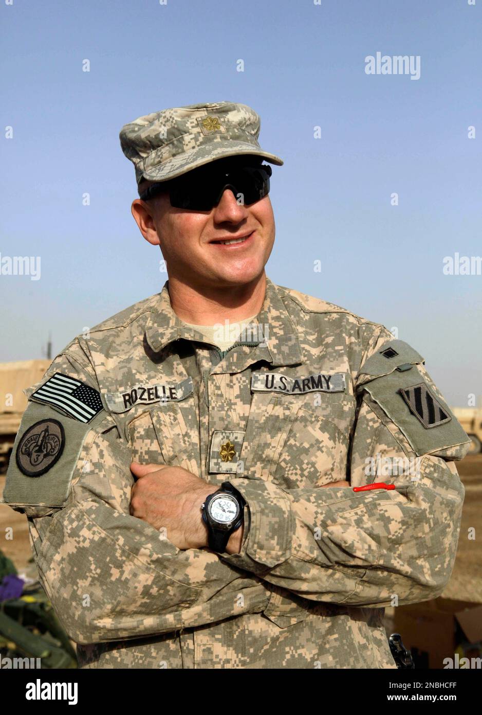 U.S. Army Maj. David Rozelle, Executive Officer for 5th Squadron, 7th ...