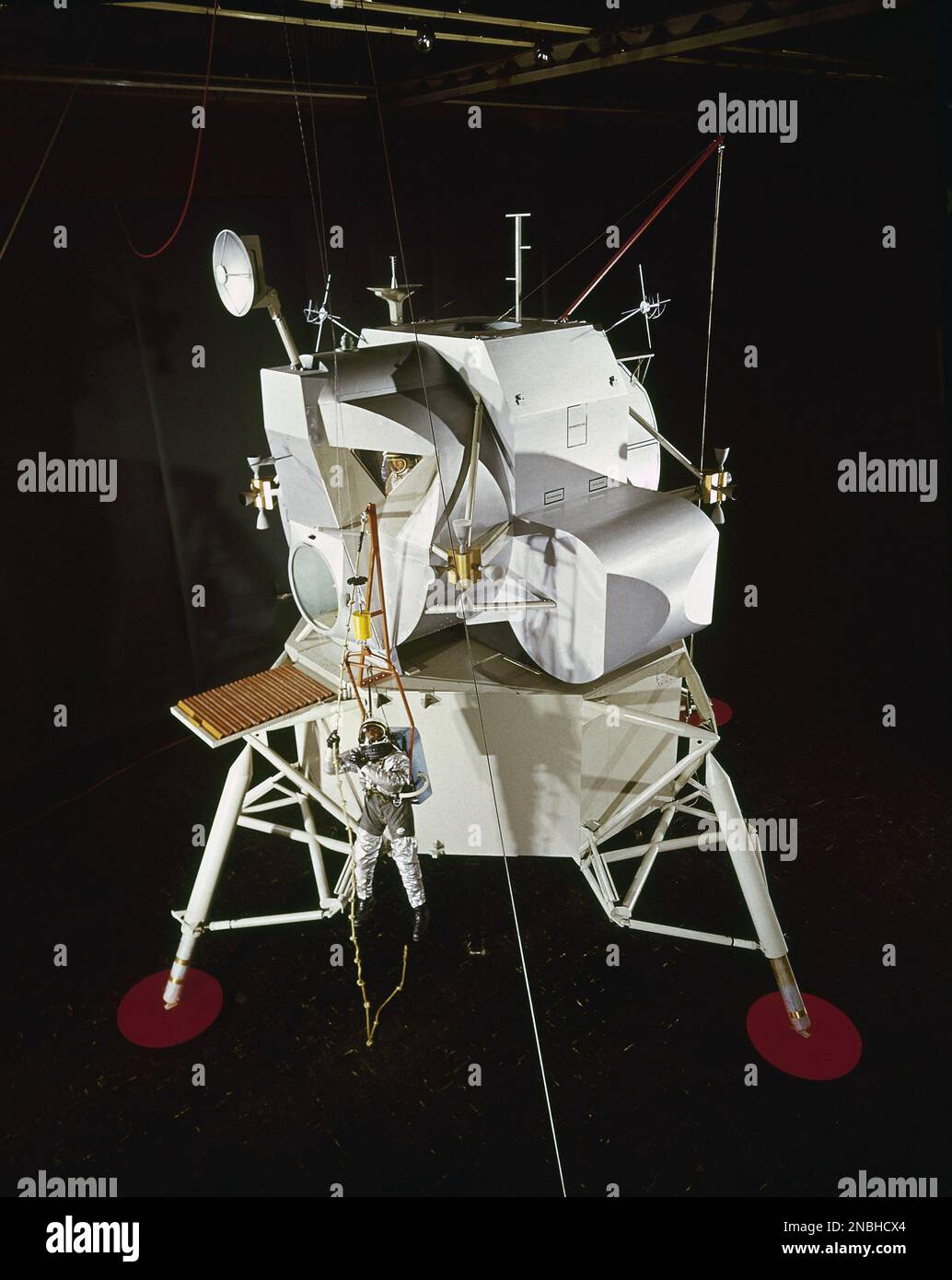 This is project Apollo's LEM (Lunar Excursion Module), the vehicle that ...