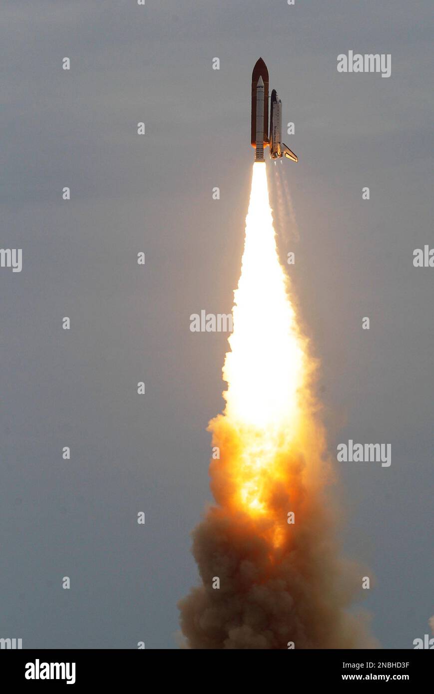 The space shuttle Atlantis lifts off from the Kennedy Space Center ...