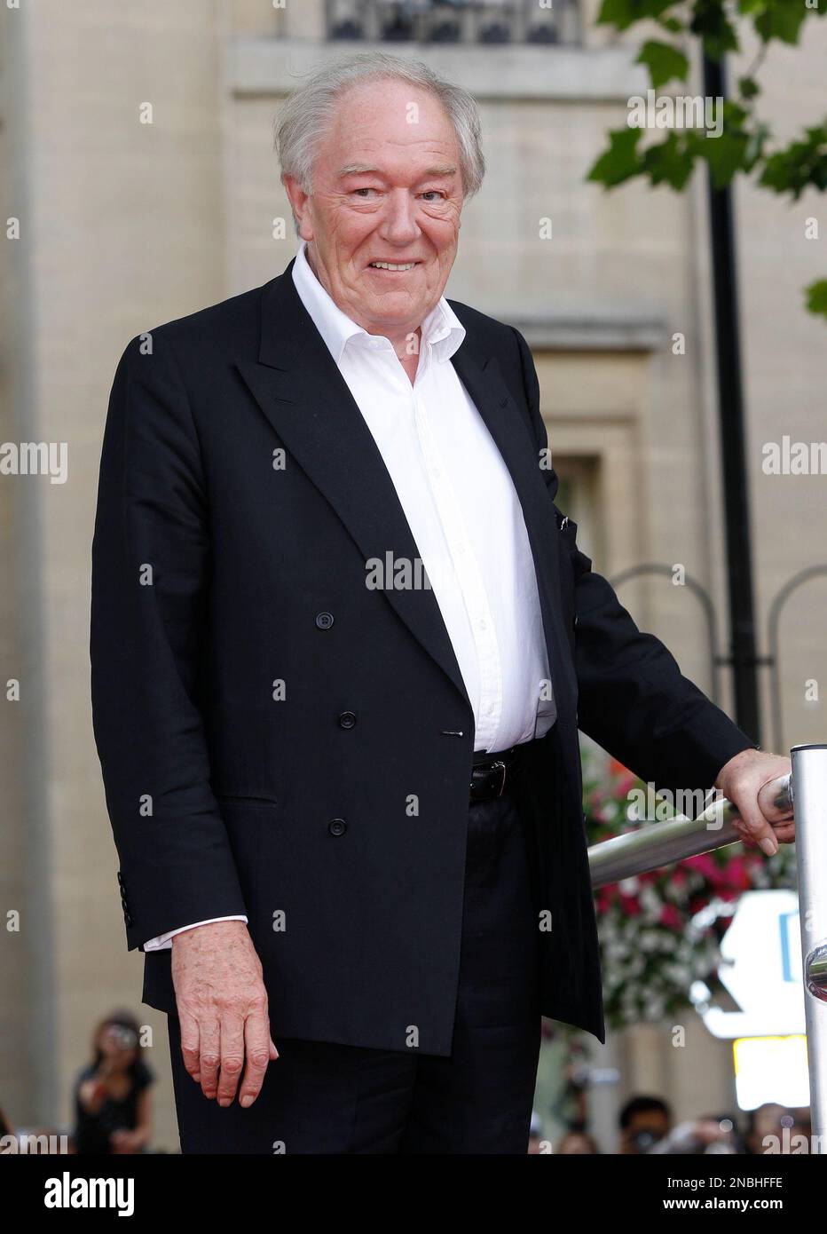 British actor Michael Gambon arrives in Trafalgar Square, in central ...