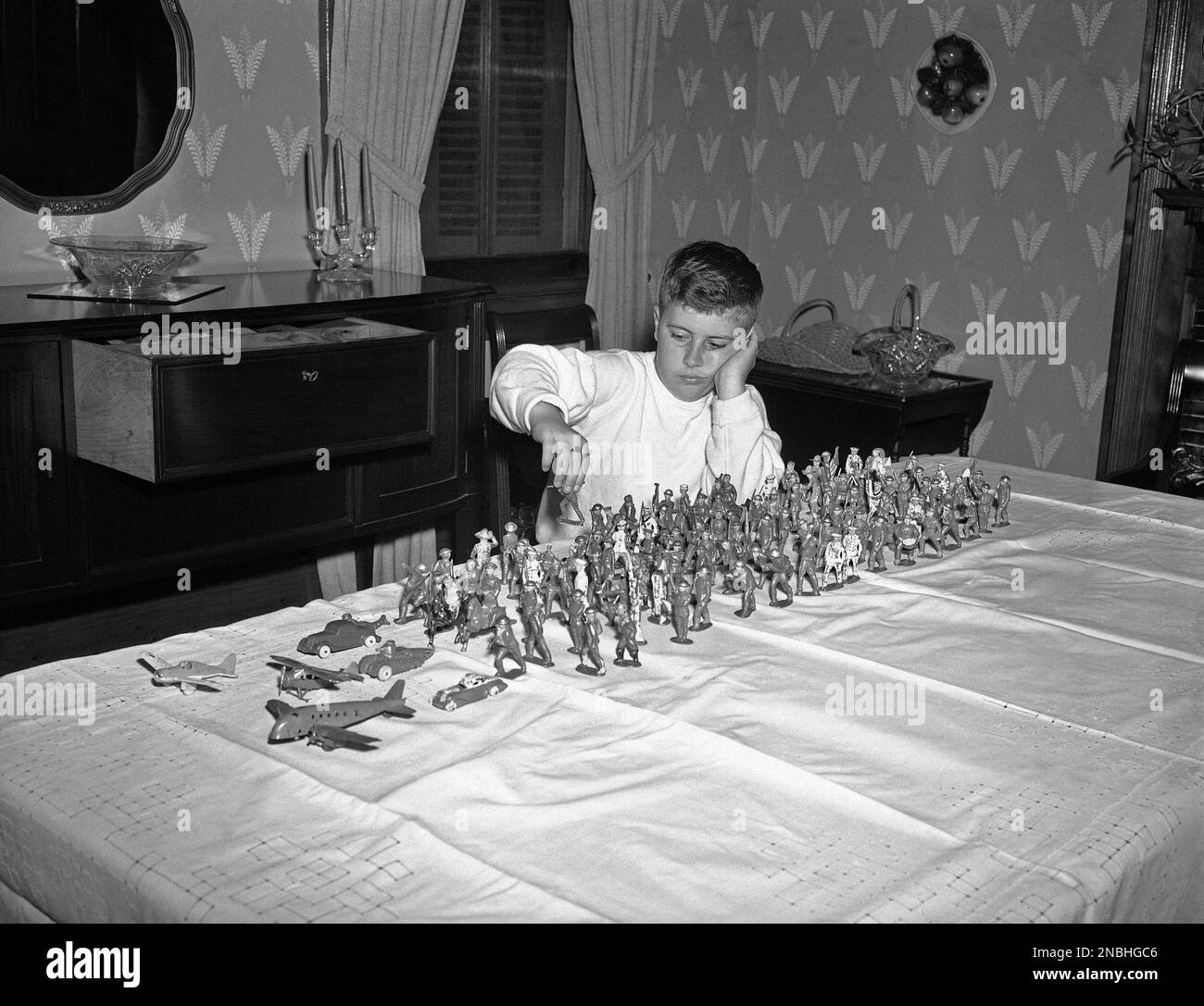 Twelve-year-old James Renegar of New Orleans, shown Oct. 12, 1942 ...