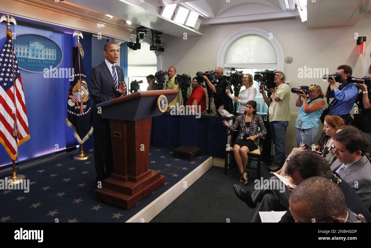 President Barack Obama talks about the ongoing budget negotiations ...