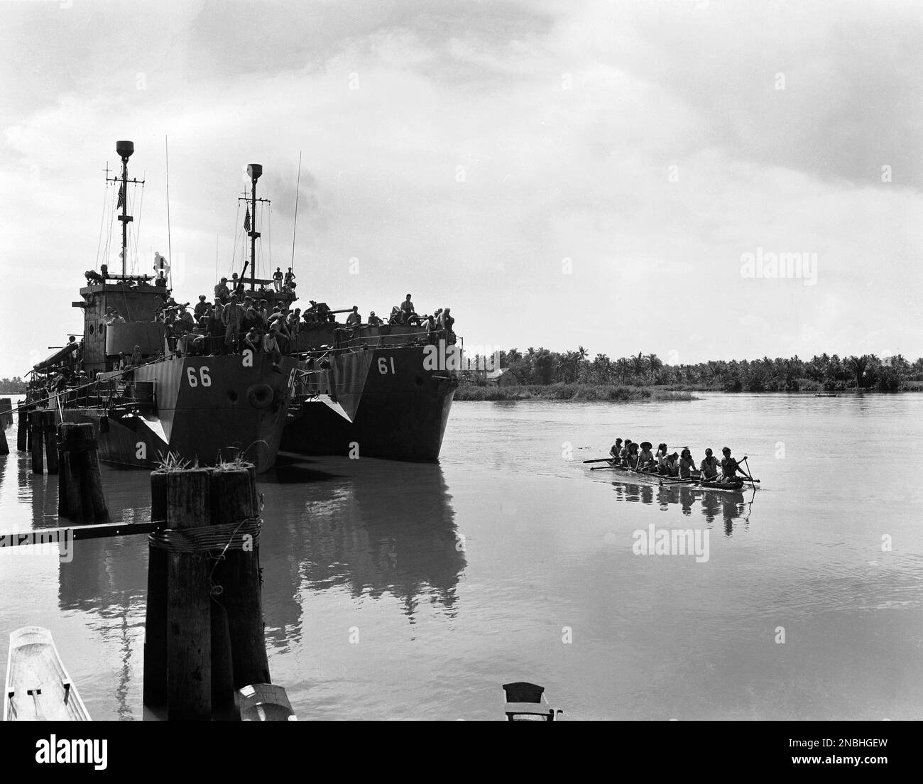 A boat load of Filipinos crosses the Mindanao River, Philippines on May ...