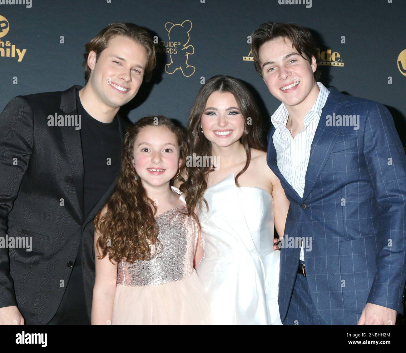 LOS ANGELES - FEB 10: Christian Finlayson, Calloway Corrick, Marcelle ...