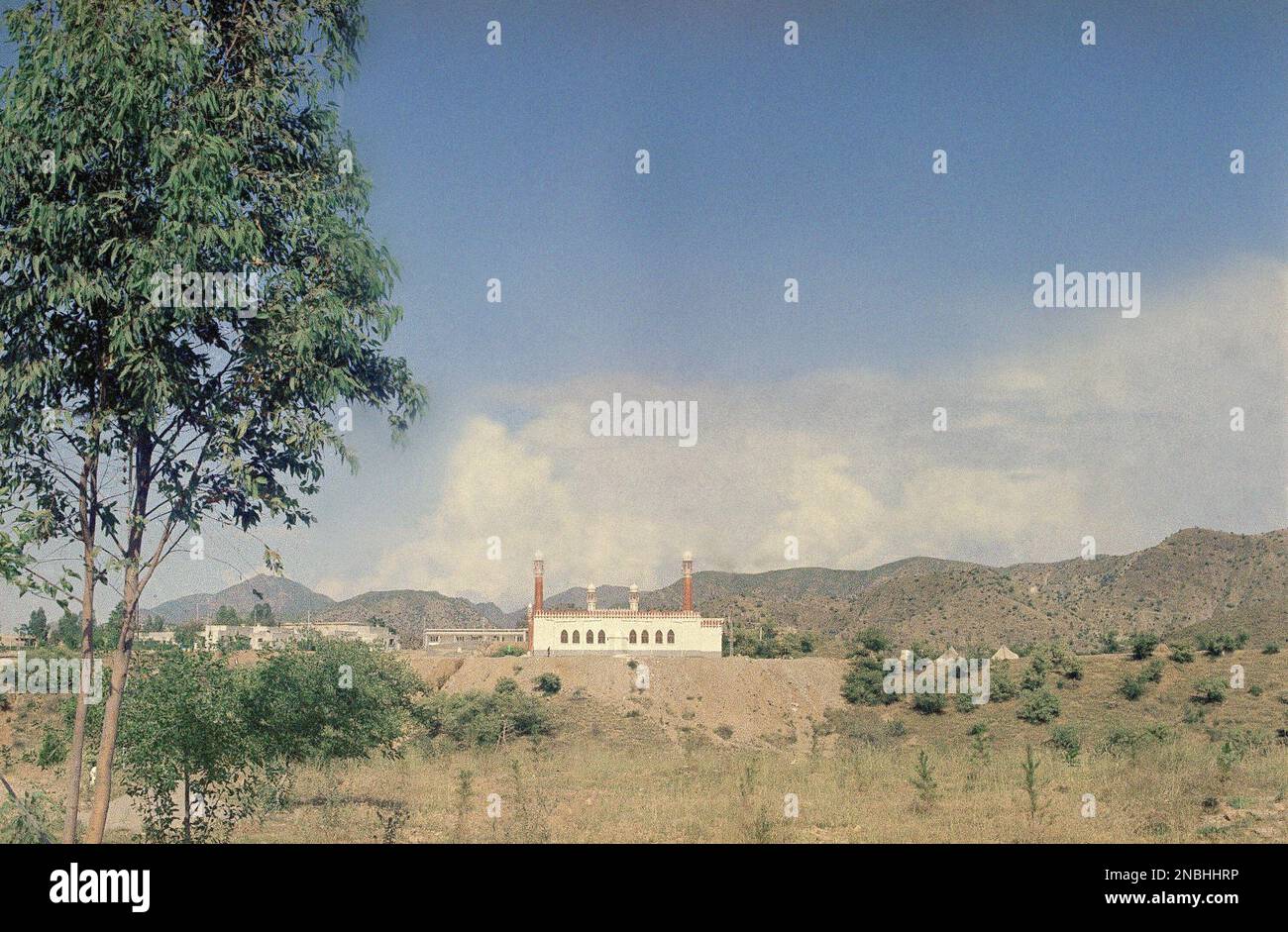 A new mosque built at the site of the Tarbela Dam in Pakistan, April ...
