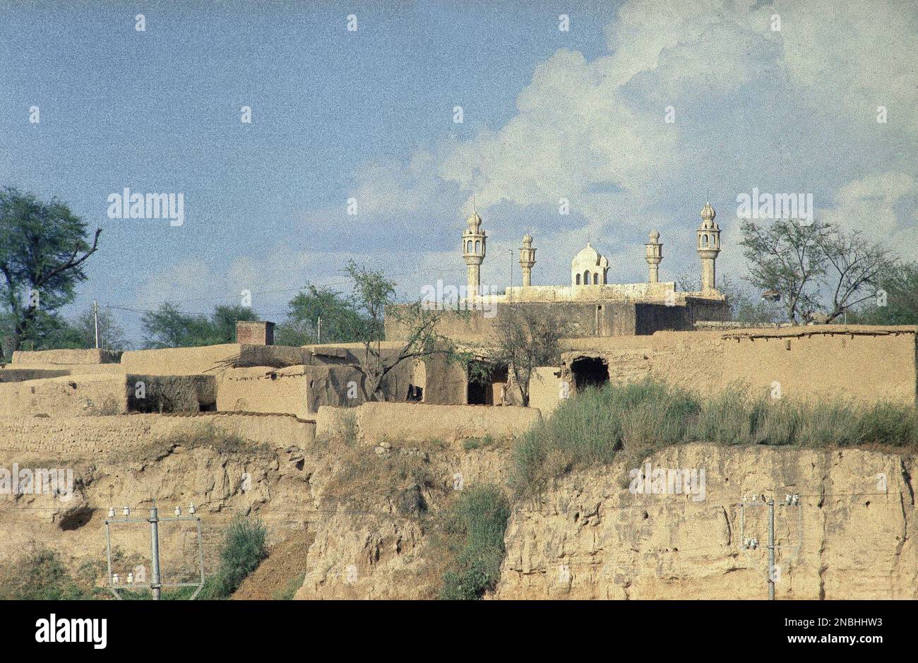 A new mosque at the site of the Tarbela Dam in Pakistan, April 1968 ...