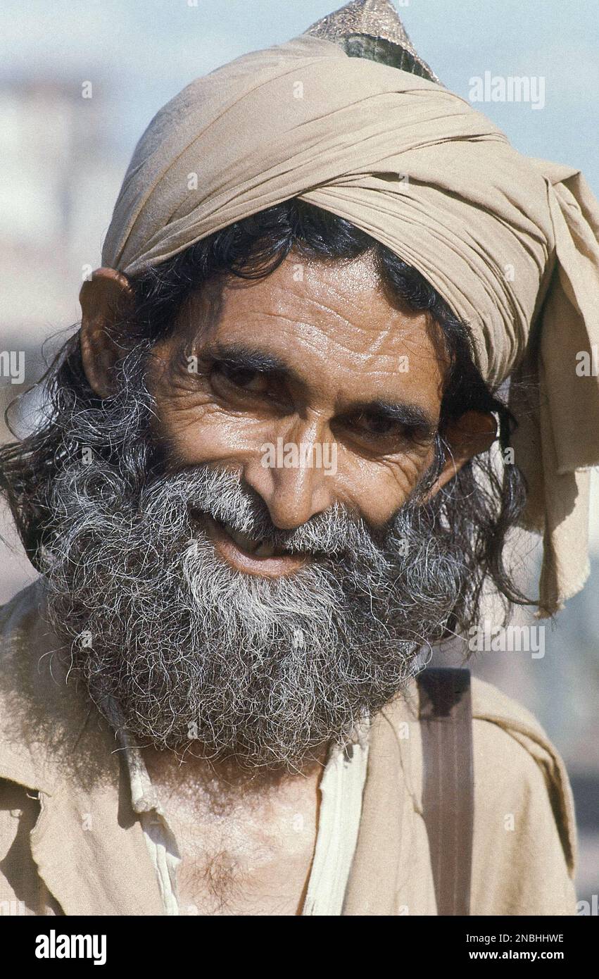 A man smiles in old Rawalpindi, Pakistan, July 8, 1977. (AP Photo/Neal ...