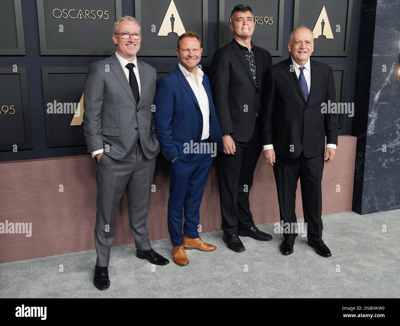 Beverly Hills, CA on Monday, February 13, 2023. (L-R) Daniel Barrett ...
