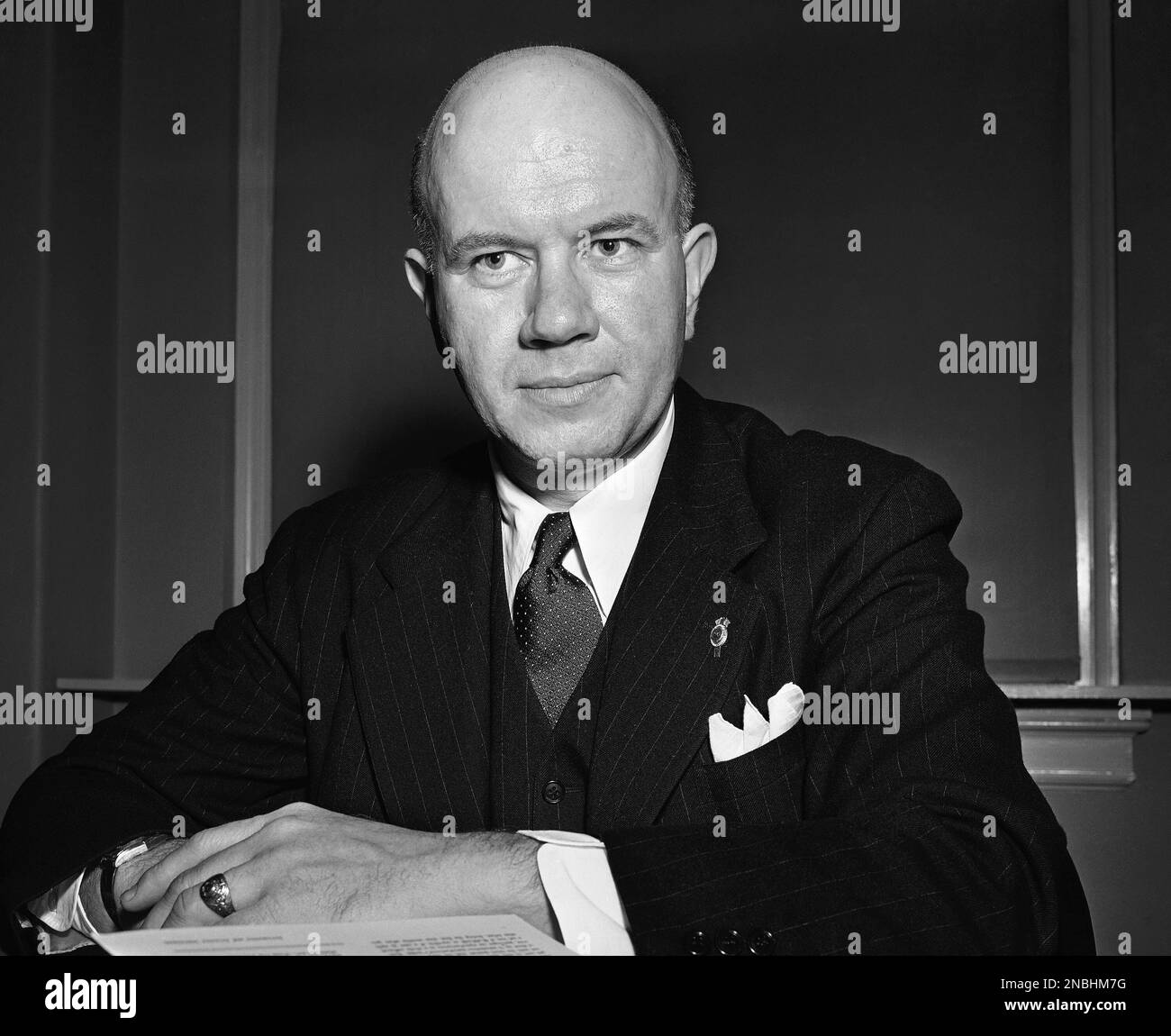 Rep. Paul Bartram Dague is shown at his desk at the Capitol in ...