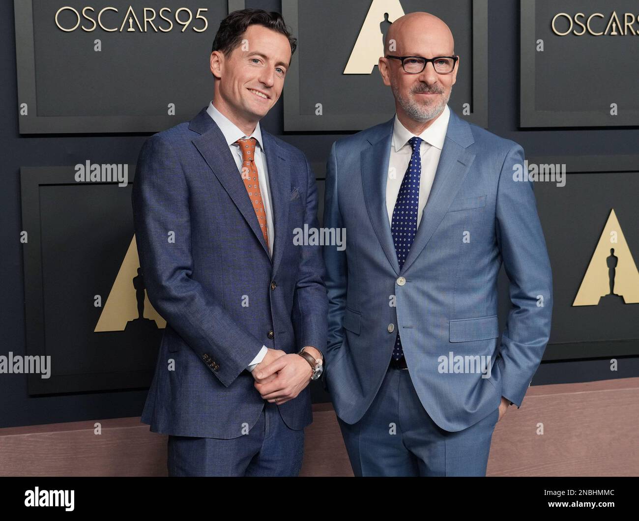 Los Angeles, USA. 13th Feb, 2023. (L-R) Conall Jones and Joshua Seftel ...