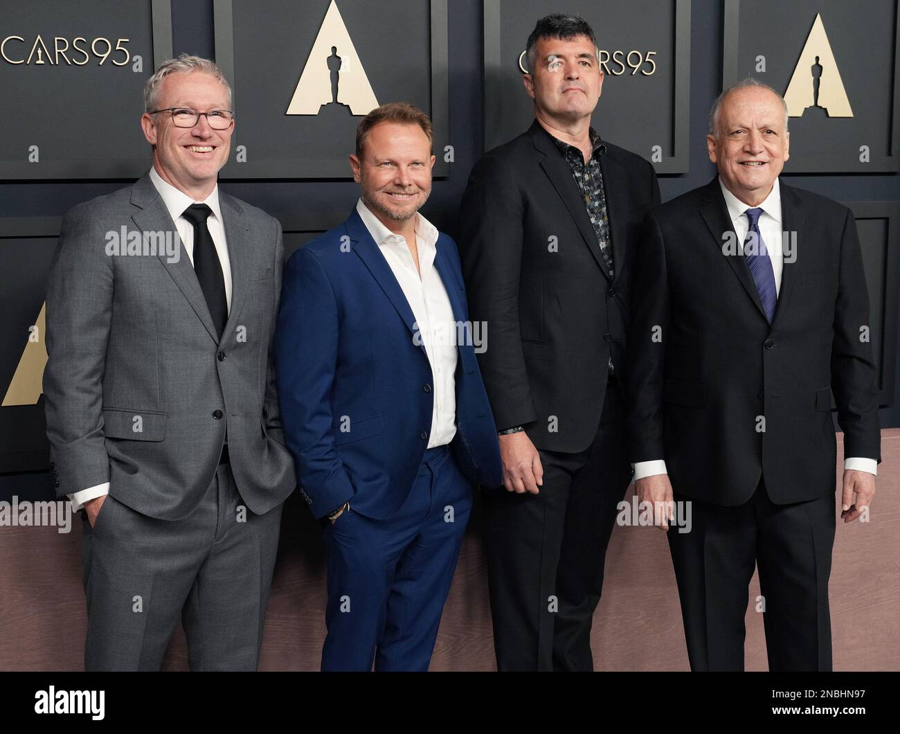 Los Angeles, USA. 13th Feb, 2023. (L-R) Daniel Barrett, Richard Baneham ...