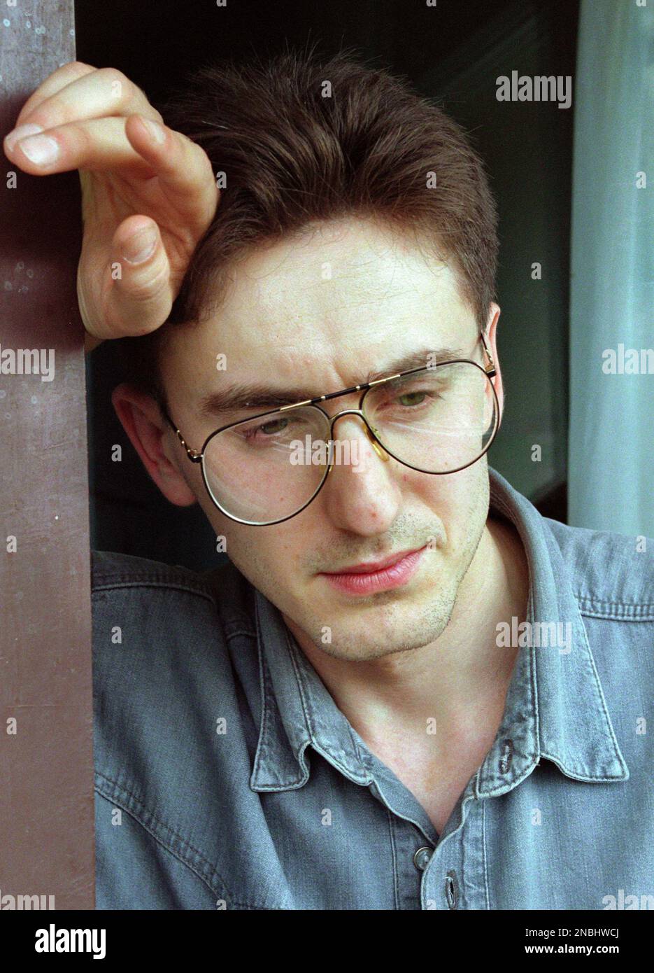 FILE - in this May 1996 photo Hasan Nuhanovic poses for photo in ...