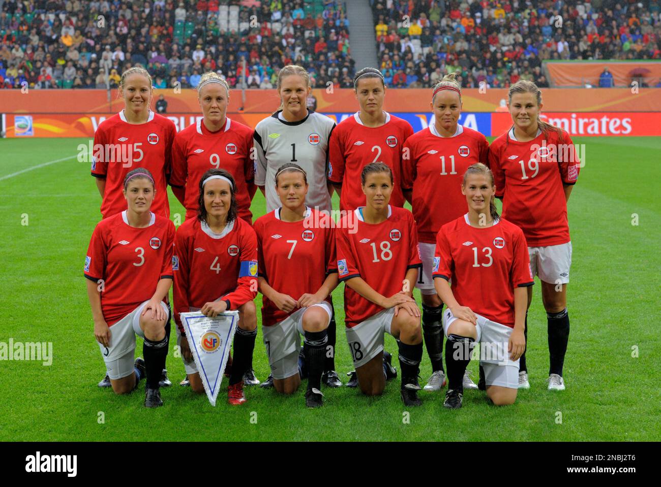 Norway's Marita Skammelsrud Lund, Isabell Herlovsen, Ingrid Hjelmseth ...