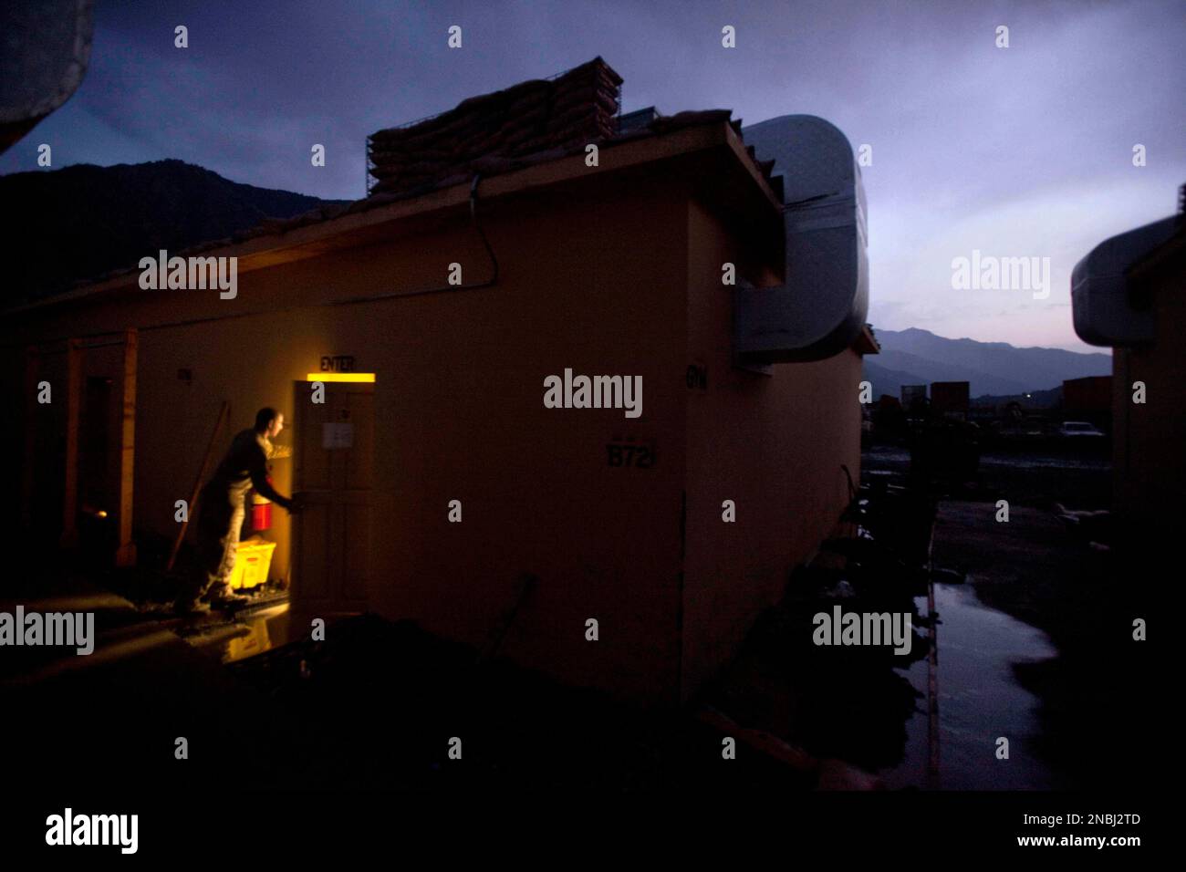 A soldier with the U.S. Army's 2nd Battalion 27th Infantry Regiment ...