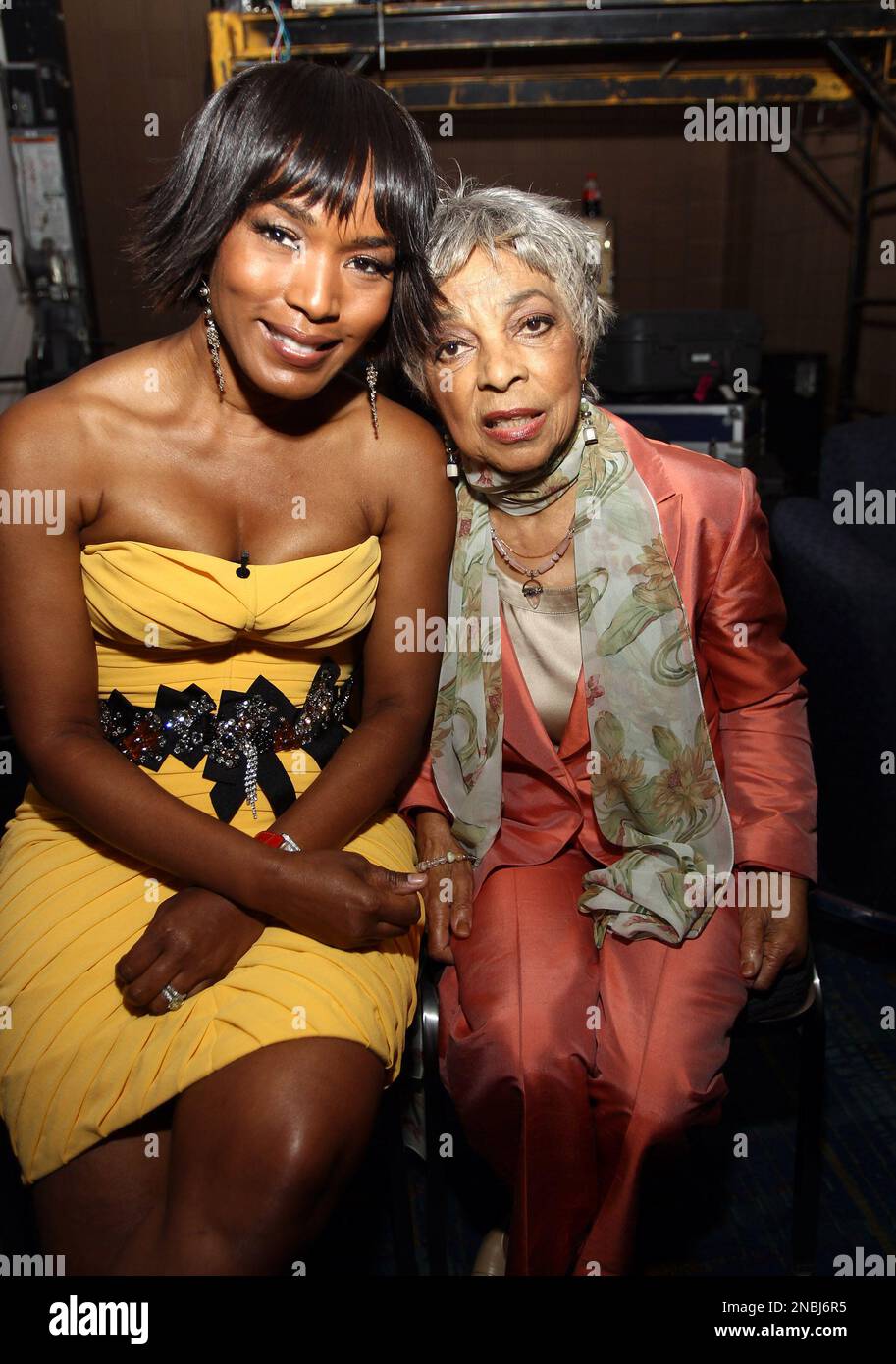Hosts Actress Angela Bassett and Honoree Ruby Dee attends the 8th ...