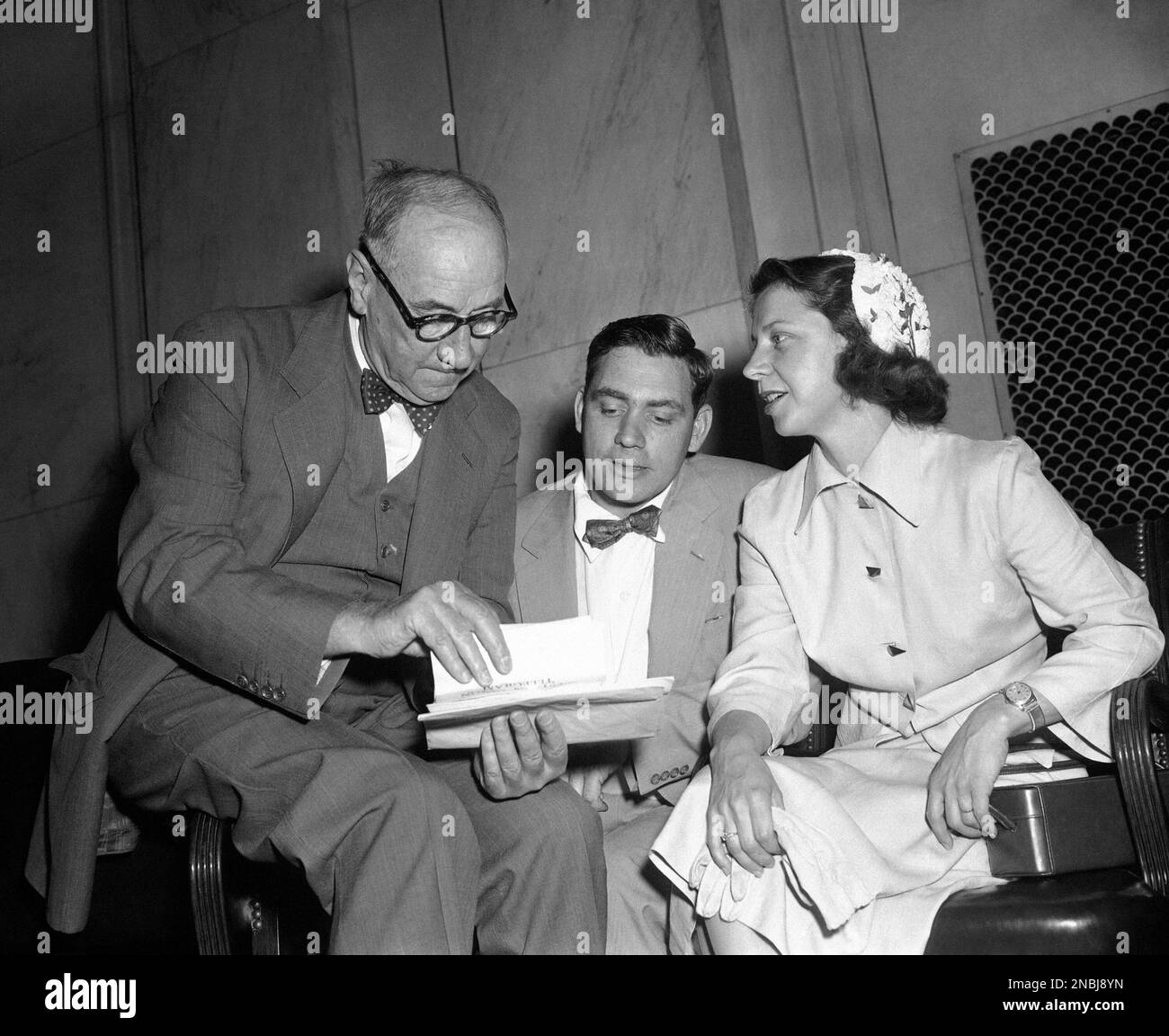 Joseph Welch, special army counsel in the Army-McCarthy hearings, and ...