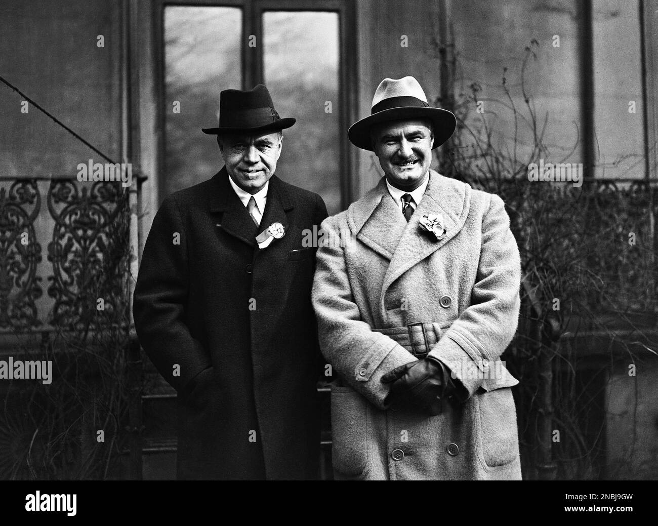 Brigadier General Alfred Critchley, right, and Max Aitken, known as ...