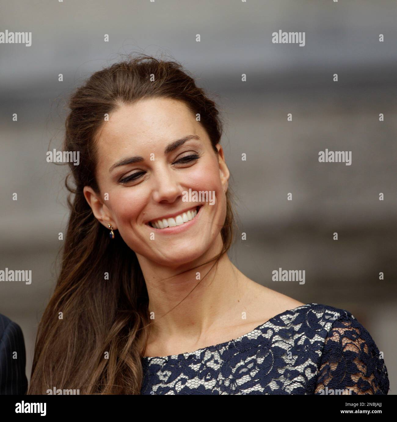Kate, the Duchess of Cambridge at the Official Welcome Ceremony to ...