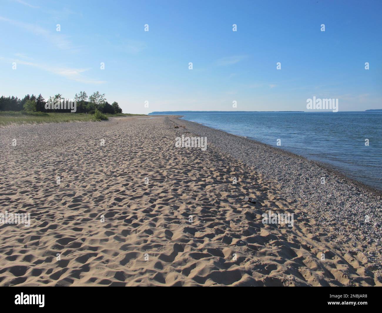 In this photo taken Wednesday, June 29, 2011, a lengthy stretch of ...