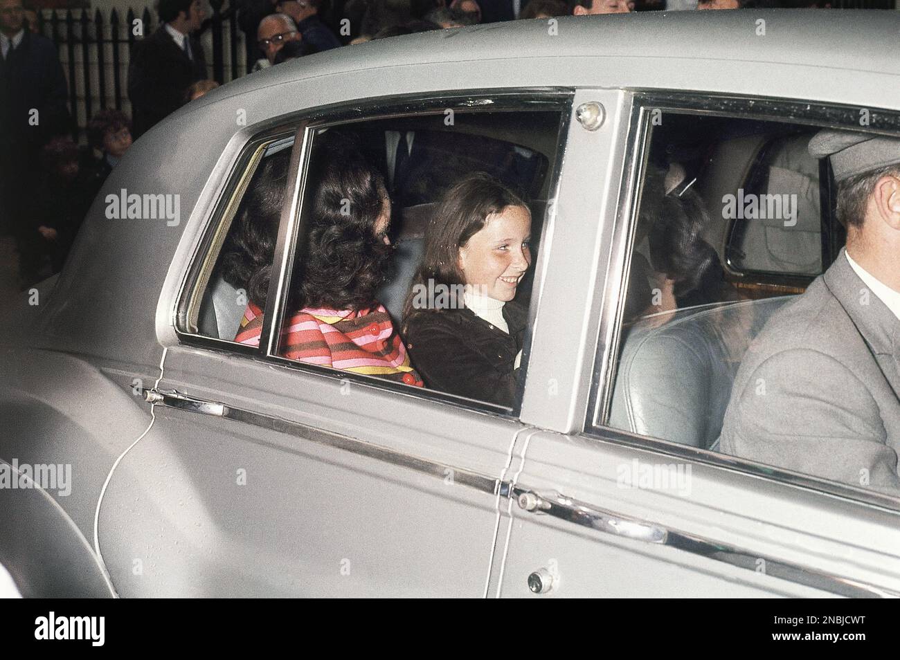 Actress Elizabeth Taylor, accompanied by her husband, actor Richard ...