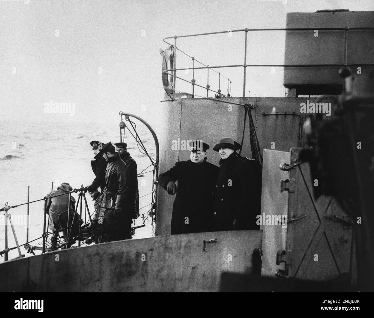 Lord Halifax Harry Hopkins leaves for the United States in H.M.S. King ...